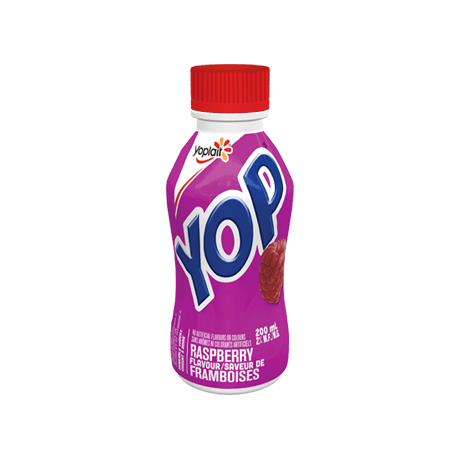 Yop Yogurt - Raspberry - Yoplait Canada